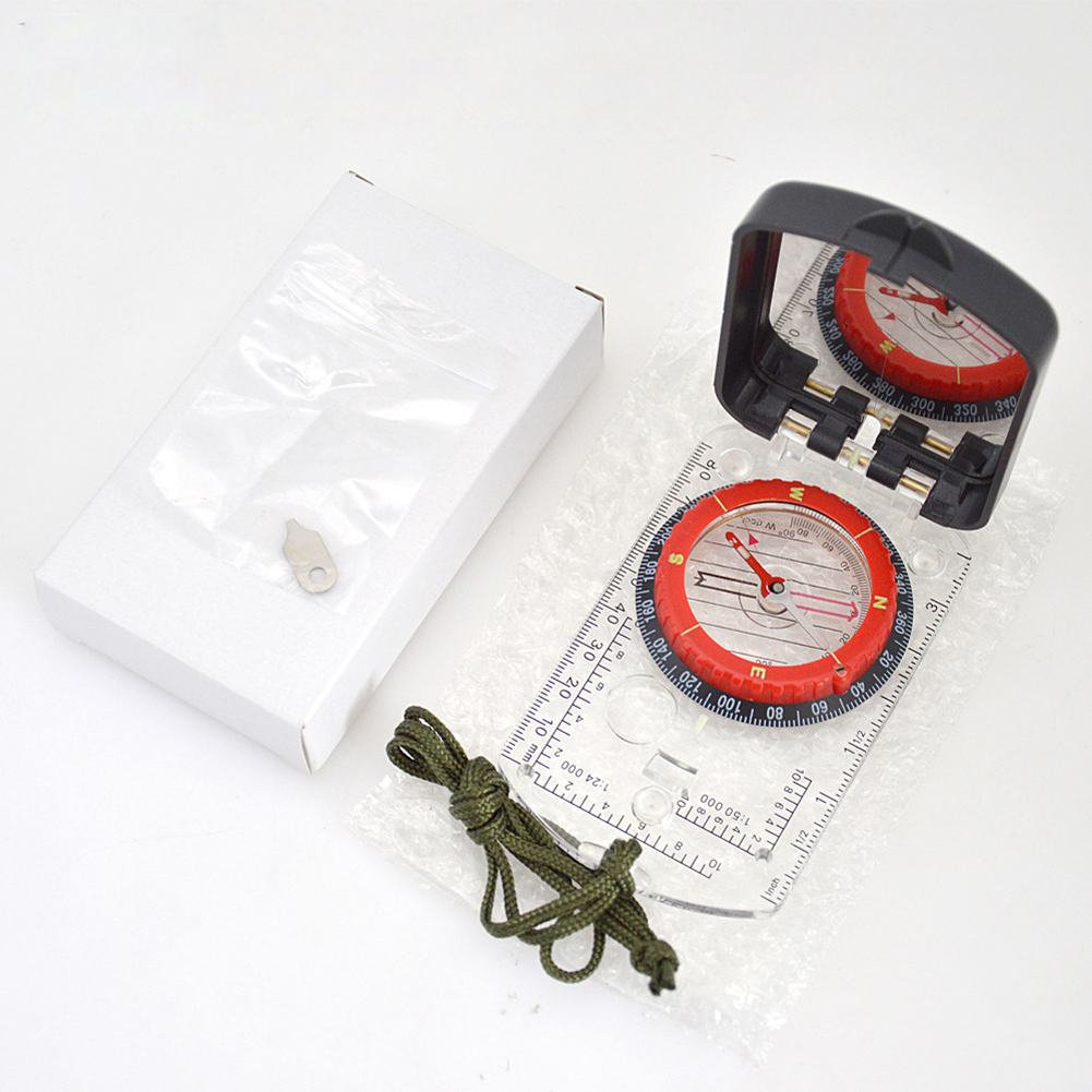 Wholesale Portable Luminous Compass With Mirror Waterproof ...