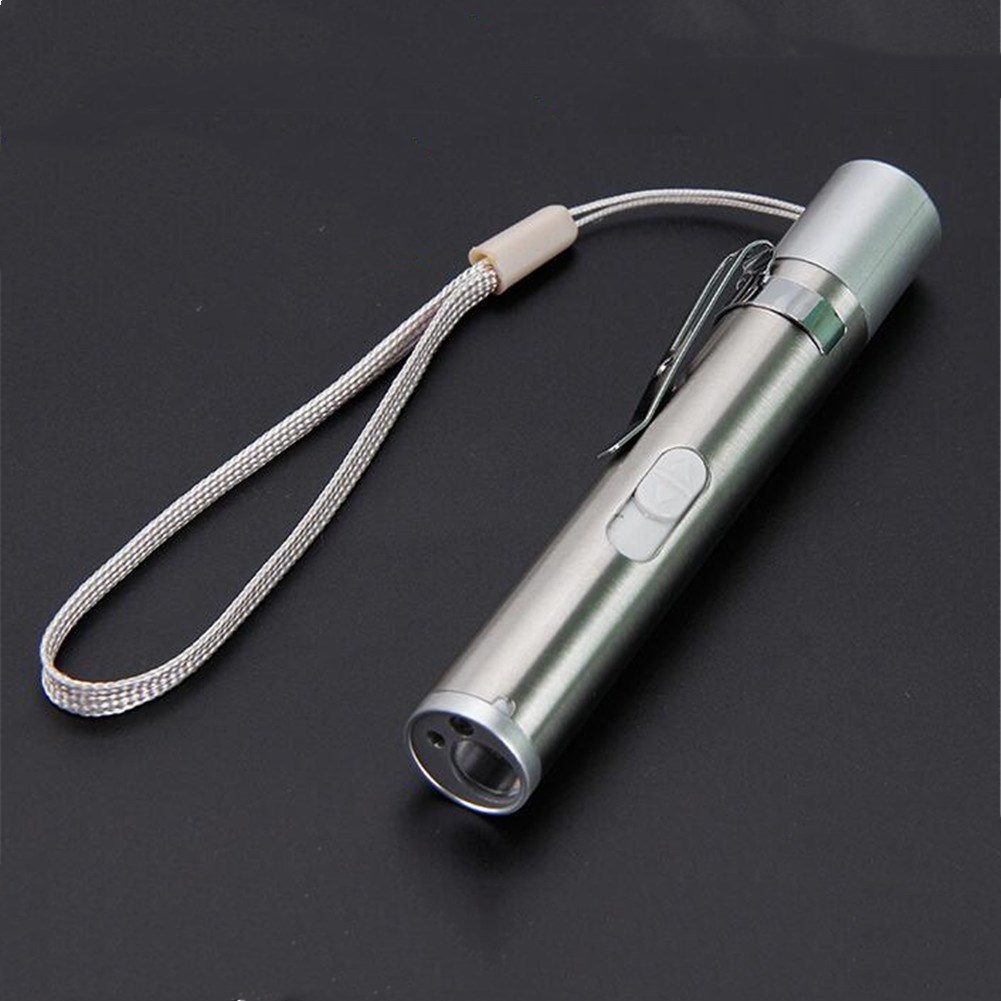 Wholesale Outdoor Mini Flashlight LED Stainless Steel Multi-function ...