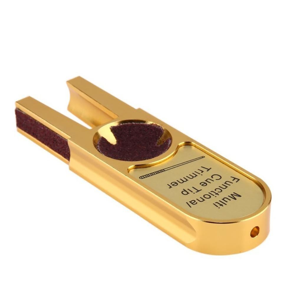 Wholesale U-shape Billiards Pool Cue Tip Trimmers Muti-functional ...