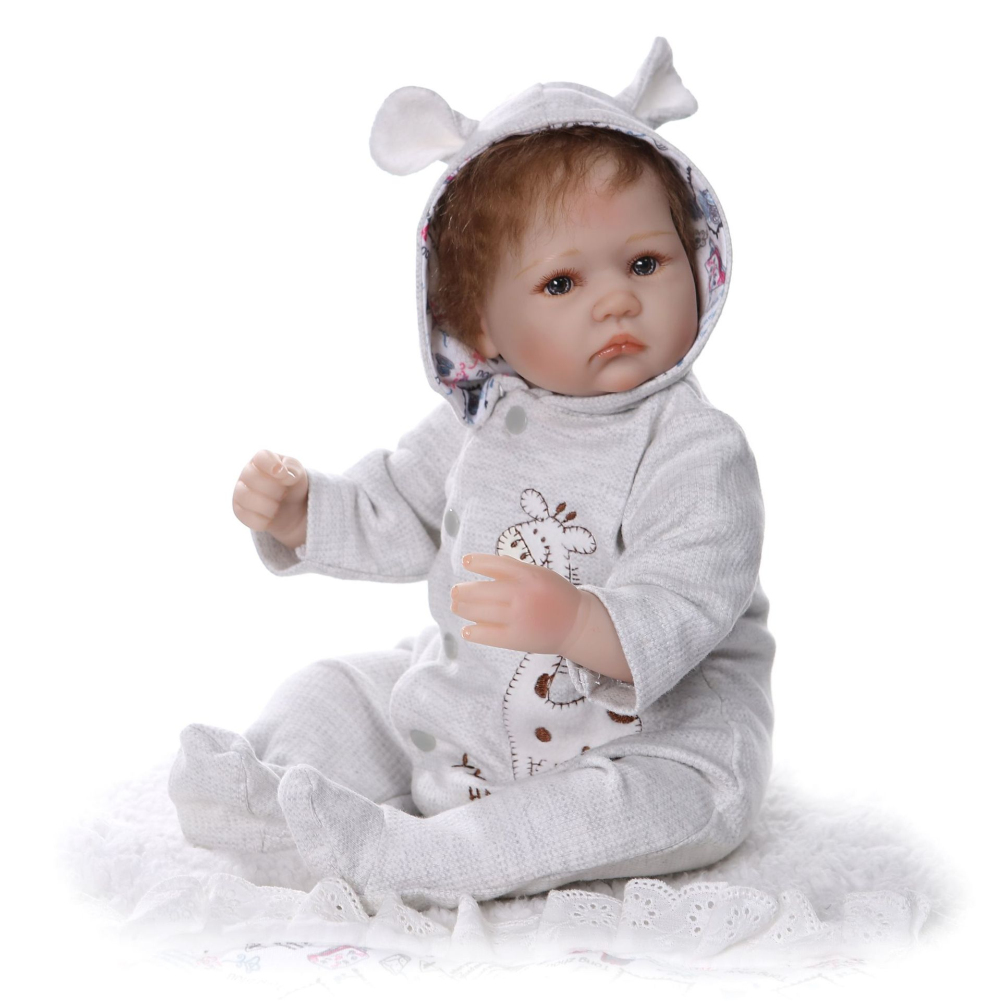 Wholesale 40cm Realistic Soft Body Baby Doll Toy Simulation Nipple ...
