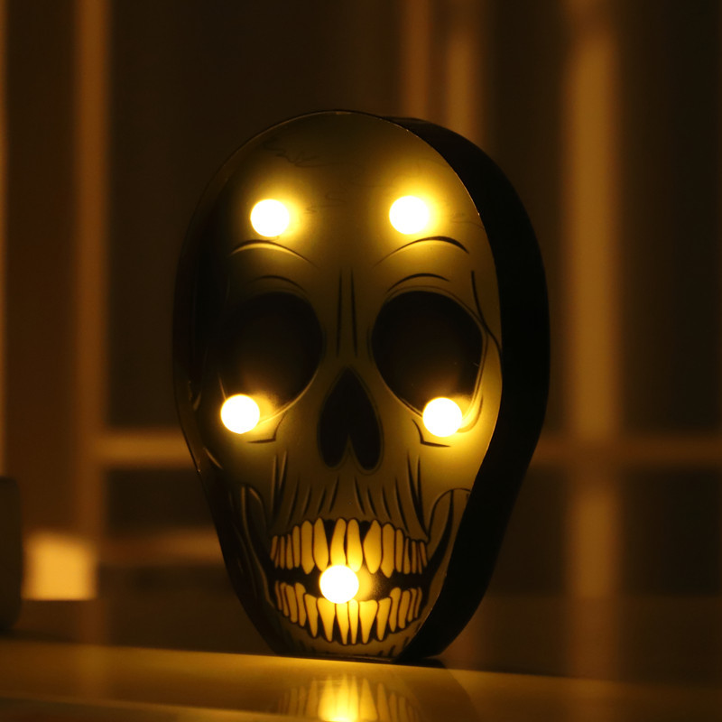 Wholesale Halloween Series LED Skull Shape Night Light Scene Layout ...