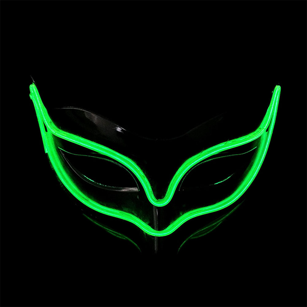 Wholesale Lovely LED Neon Half Eyes mask for Halloween and Christmas ...