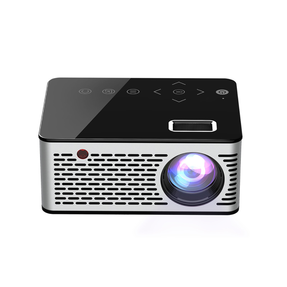 Wholesale LED Projector T300 Mini Home LED Projector HD 1080P Black ...