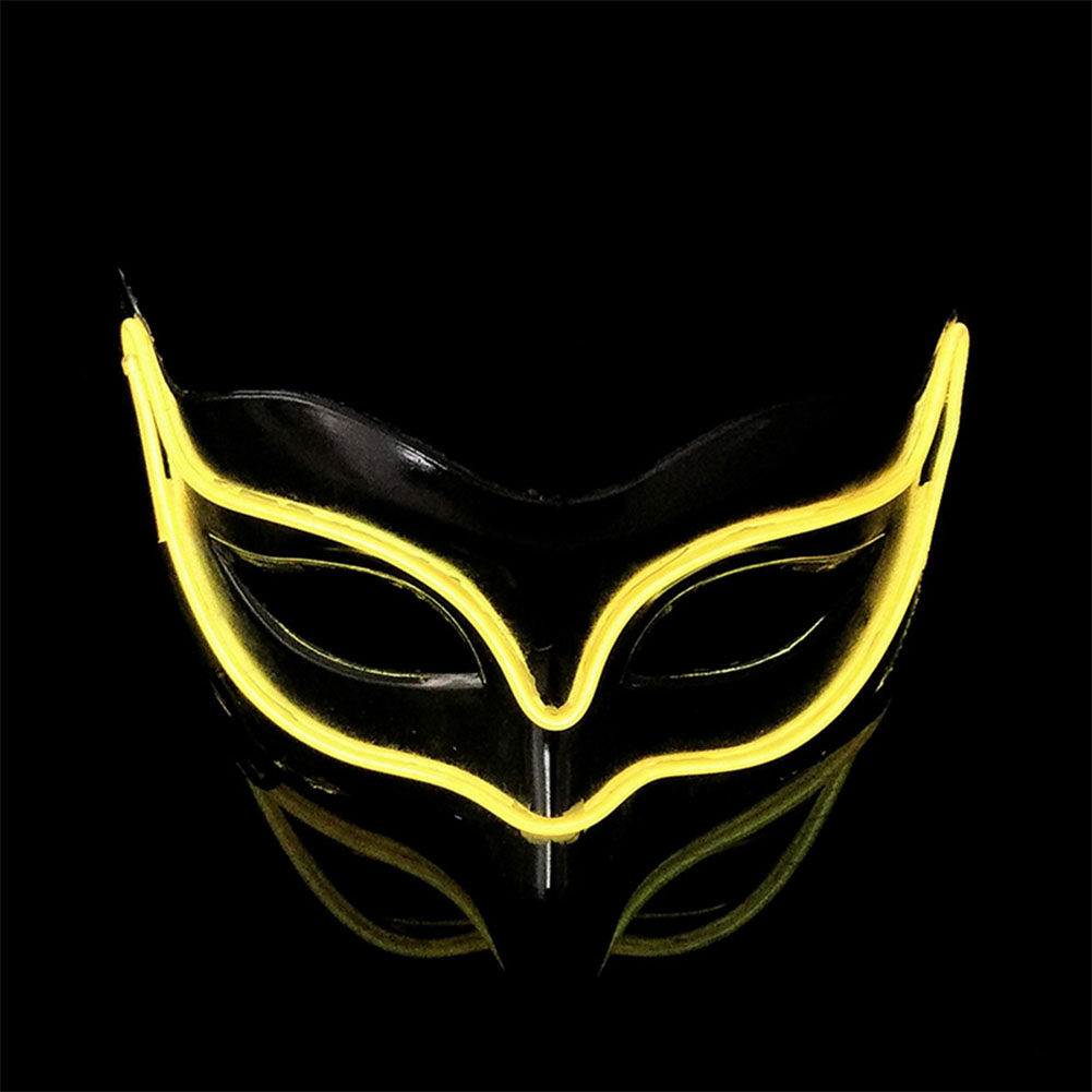 Wholesale Lovely LED Neon Half Eyes mask for Halloween and Christmas ...