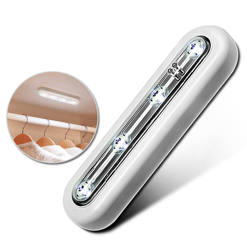 Wholesale High Brightness 4 LED Lamp Touch Sensor Night Light Bed Home ...