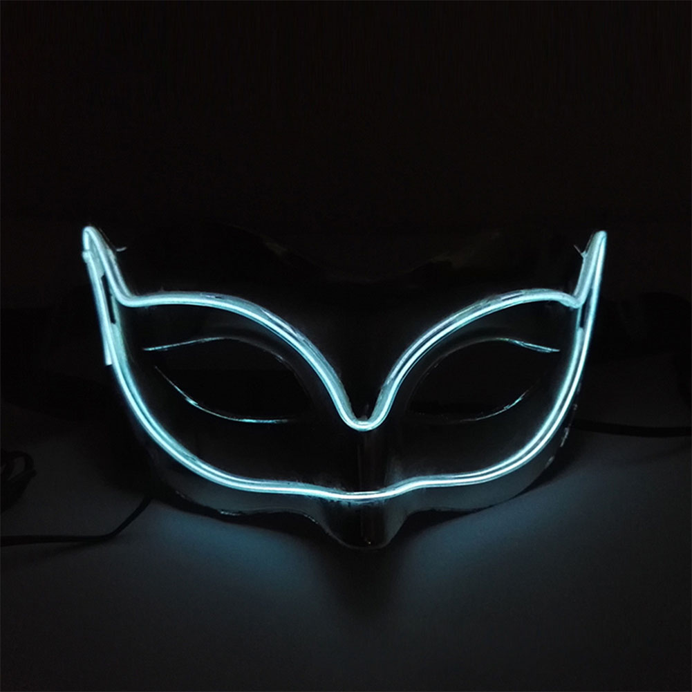 Wholesale Lovely LED Neon Half Eyes mask for Halloween and Christmas ...