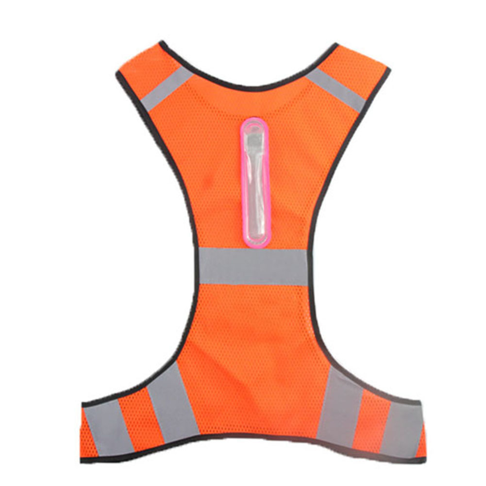 Wholesale Led Reflective Vest Reflective Stripes Safety Vest Led Night ...