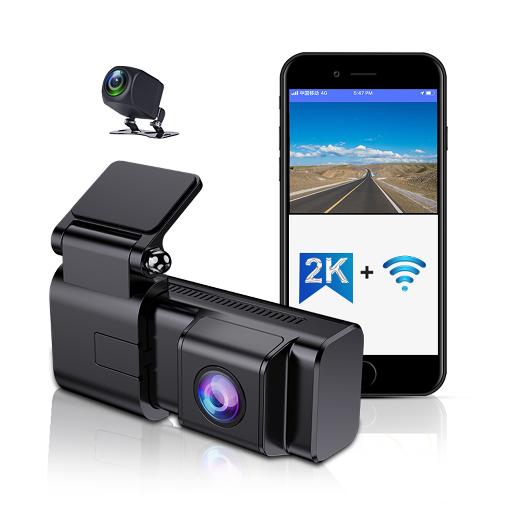 Wholesale Wifi Dash Cam 2k HD Front Rear Dual Camera Screenless Driving ...