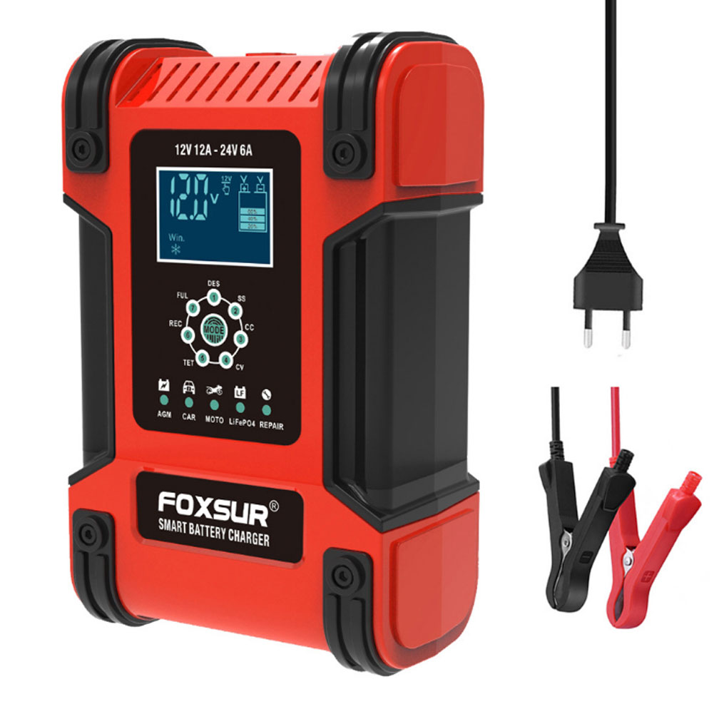 Wholesale 12v 24v 12a 6a Automatic Smart Battery Charger 7 stage Car wholesale-12v-24v-12a-6a-automatic-smart-battery-charger-7-stage-car