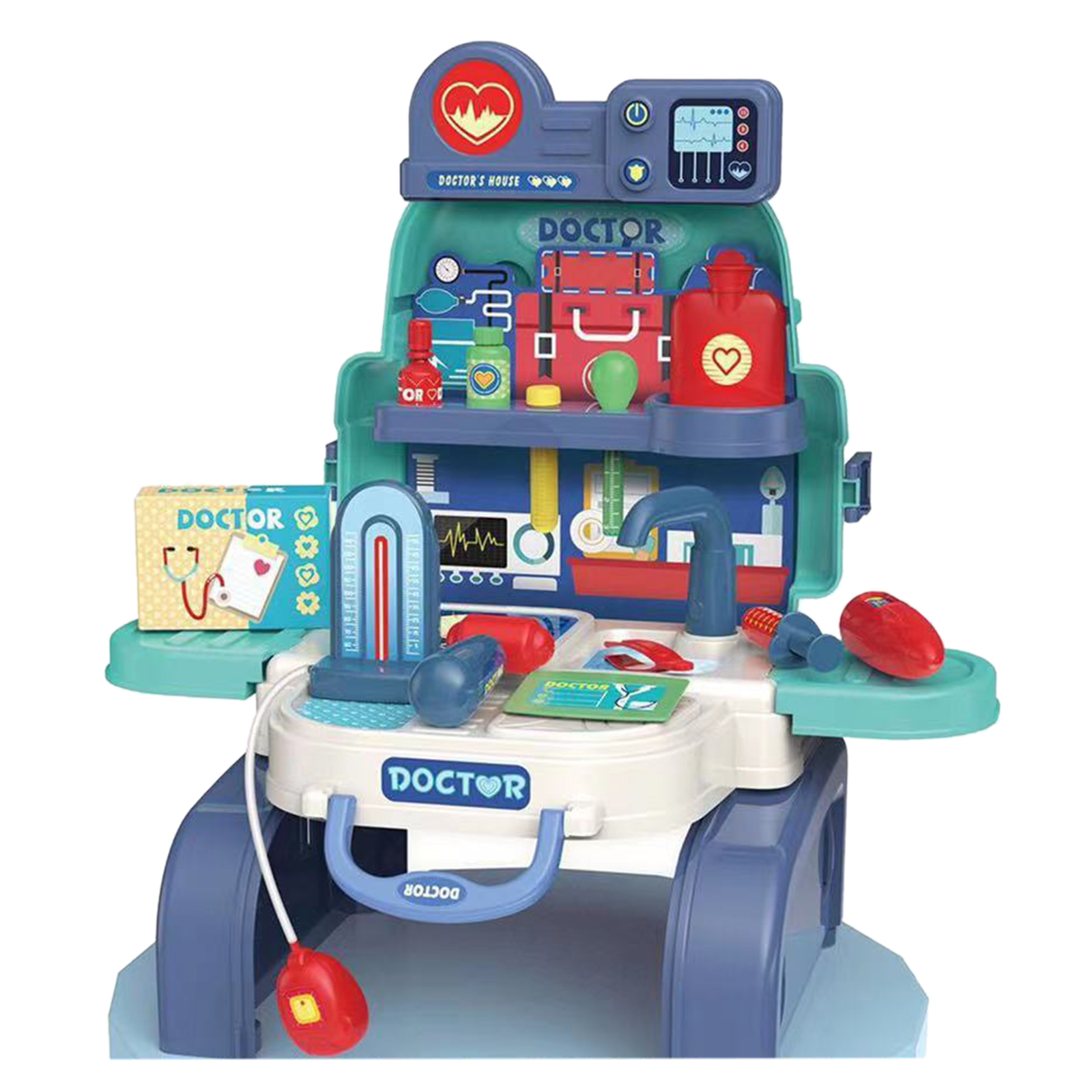 Wholesale Kids Pretend Play Toy Backpack Doctor Kit Kitchen Playset ...