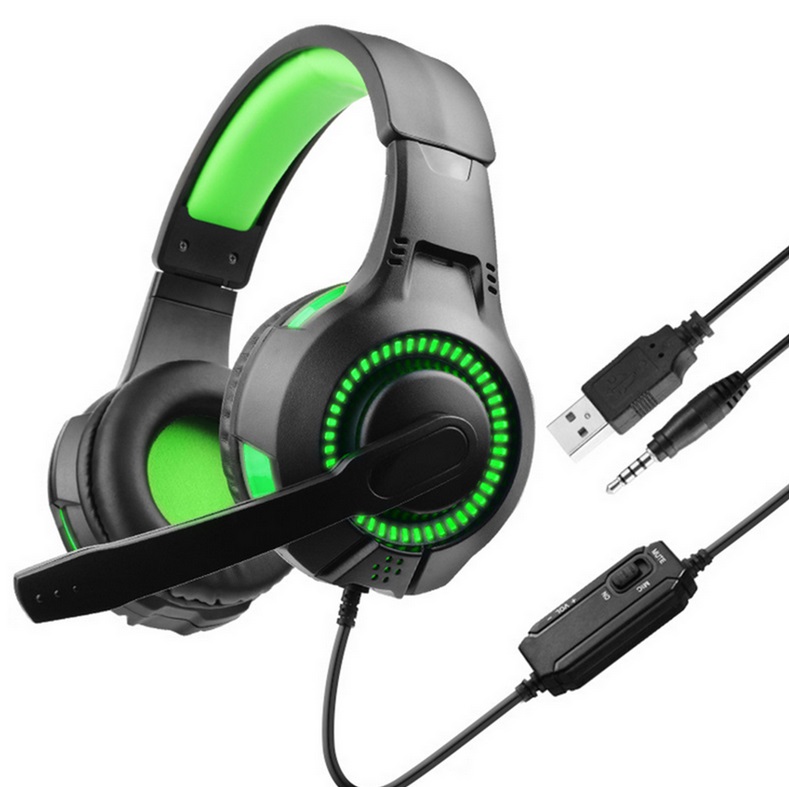 Wholesale Wired Headset Head-mounted RGB Illusion with Lights Heavy ...