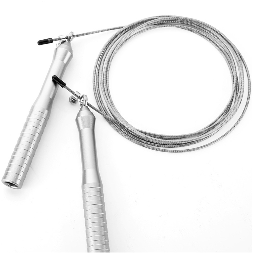 Wholesale Steel Wire Skipping Rope Adjustable Jumping Rope Aluminum ...