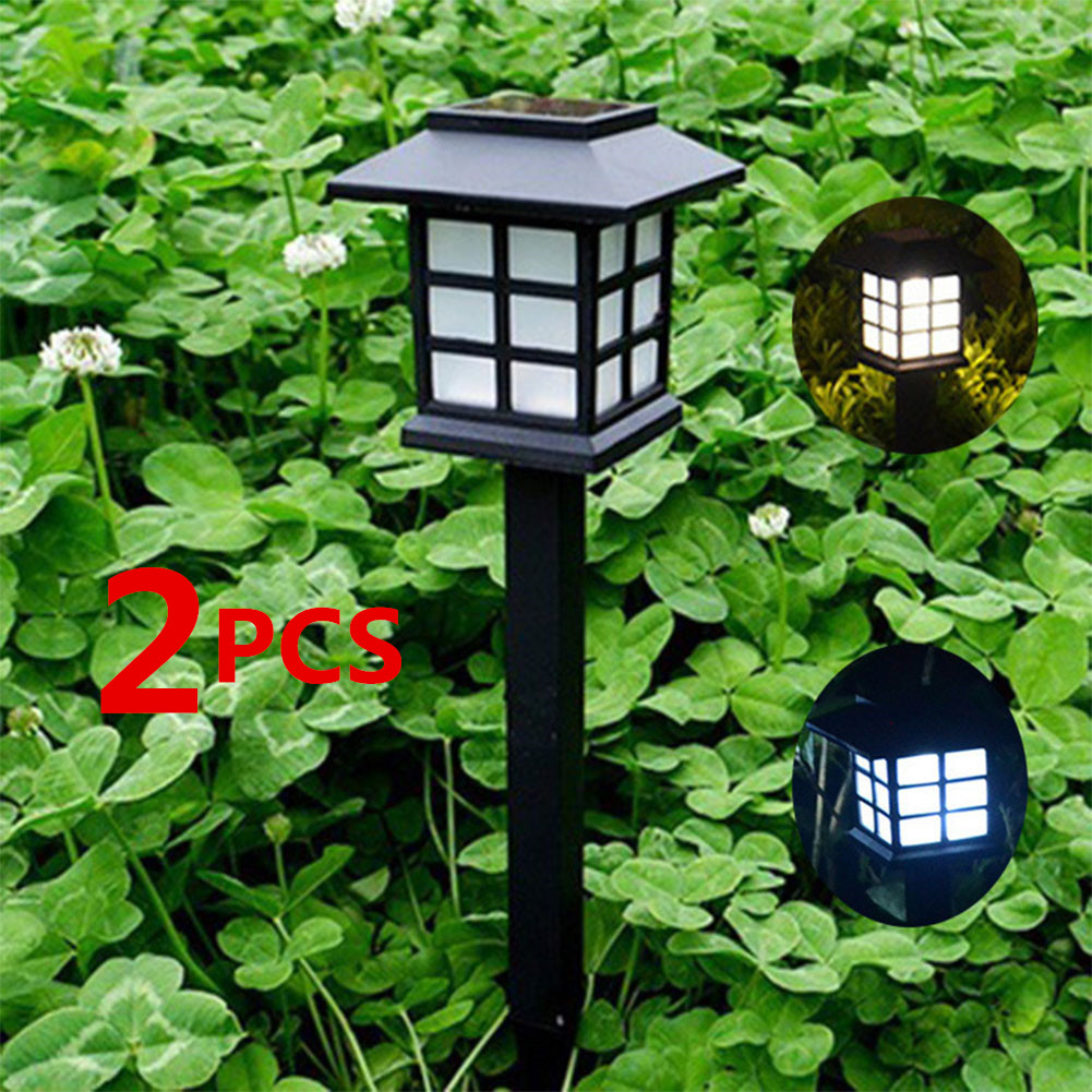 Wholesale 2PCS Light Sensor Solar-Powered Lawn Pin Lamp Yard Garden ...