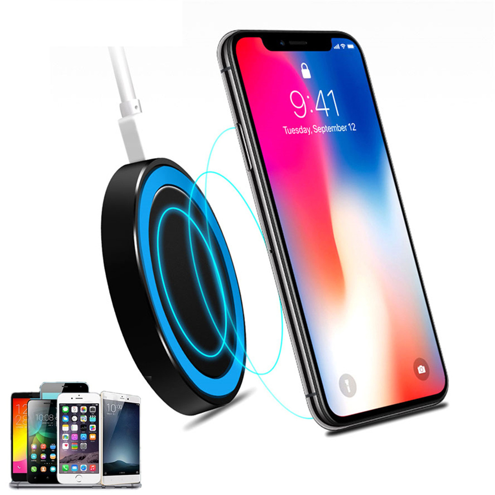 Wholesale Universal Small Thin Round Wireless Charger For QI Standard ...
