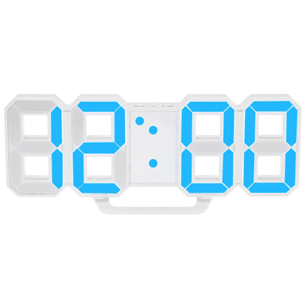 Wholesale LED Wall Clock Alarm Clock Digital 3D Living Room Explosion ...