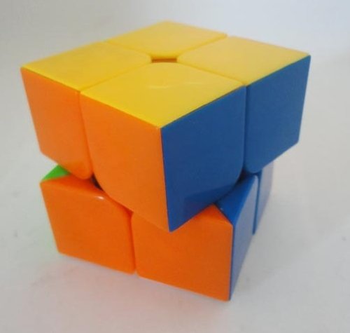Wholesale QiYi 2x2 2x2x2 Stickless Speed Cube Magic Cube Color Fully ...