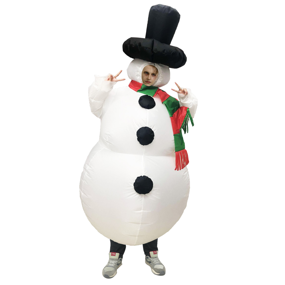 Wholesale Christmas Inflatable Snowman Costume Suit for Adults ...