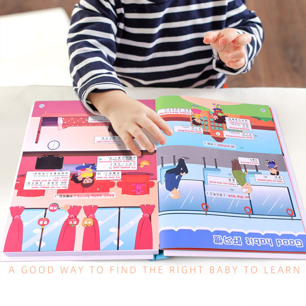 Wholesale Electronic Point Reading Machine Bilingual Learning Game Baby ...