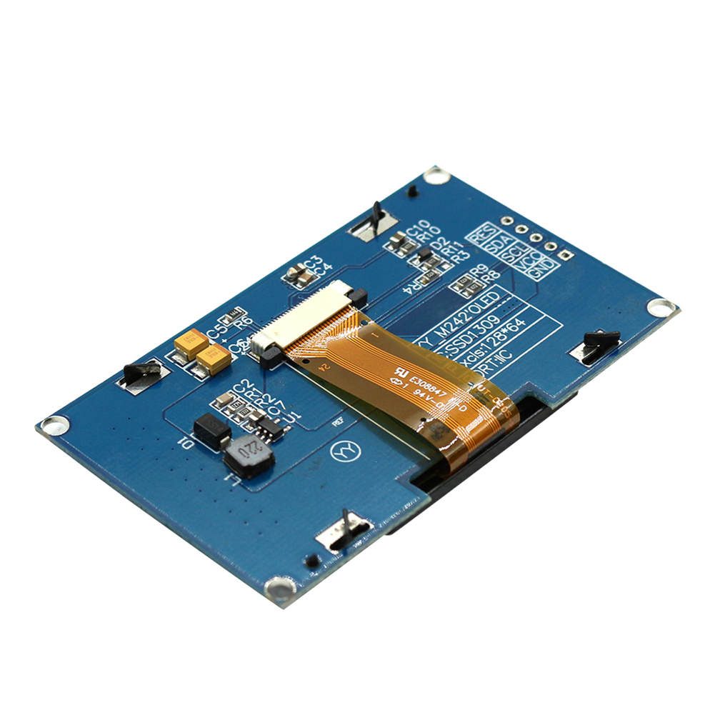 2.42inch 3.3v 4pin Oled Display Module I2c Port Ssd1309 Chip 128x64 ...