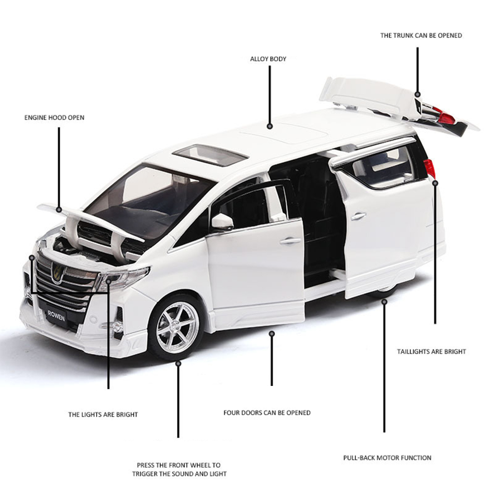 Wholesale 1:32 Simulate Nanny Van Car Shape Modeling Toy for Kids ...