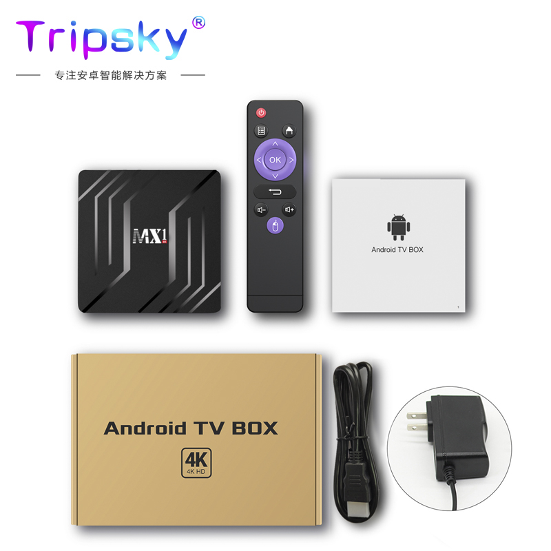 Wholesale TV Set-Top Box RK3228A 2 + 16G MX1 Network Player Android 9.0 ...
