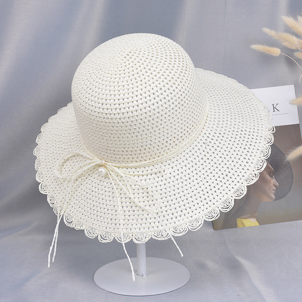 Wholesale Summer Straw Hat for Women Sun-shade Seaside Ultraviolet ...