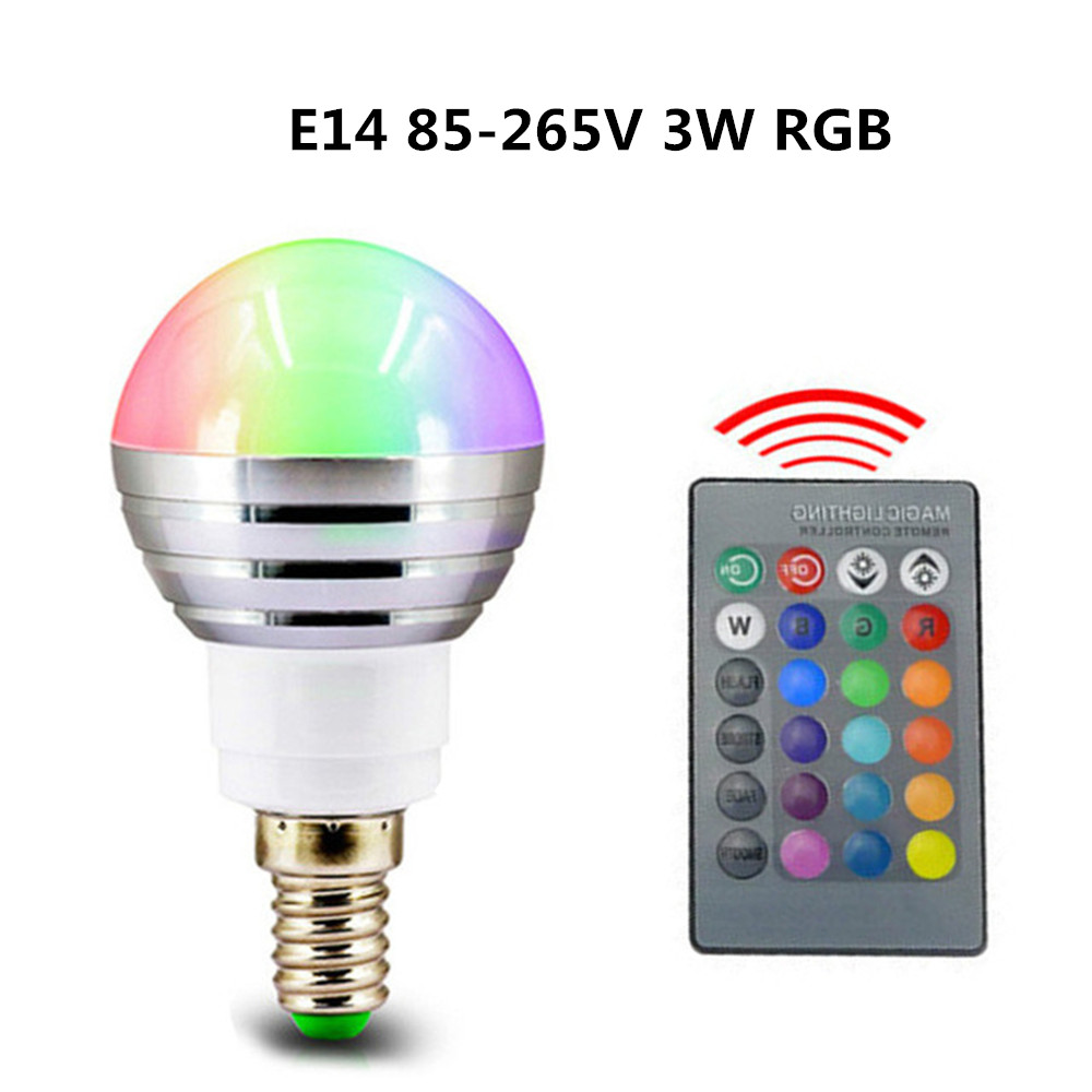 Wholesale 3W RGB LED Bulb Lamp Color Magic Spot Light with Remote ...