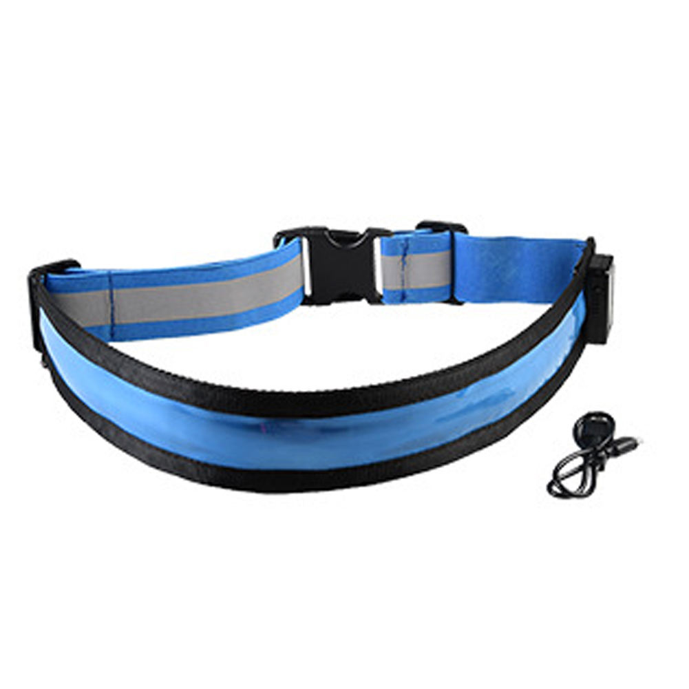 Wholesale USB Rechargeable LED Belt Flash Safety Light Belt for Runner ...
