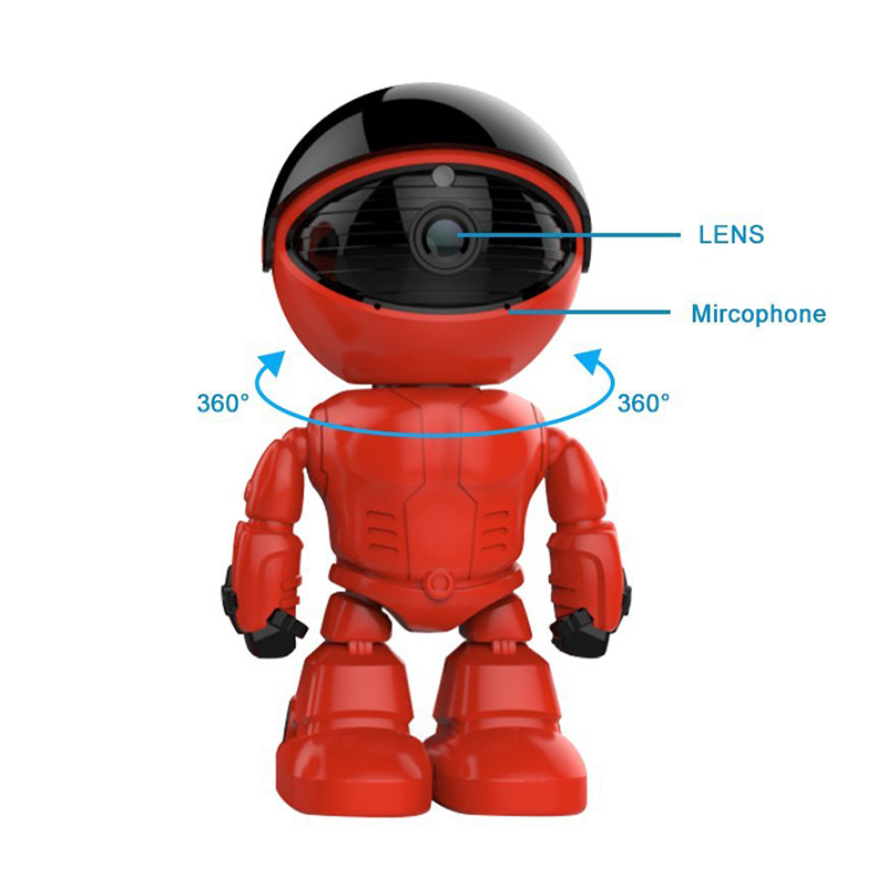 Wholesale 960P 1.3MP HD Wireless WI-FI Robot Camera Night Vision Two ...
