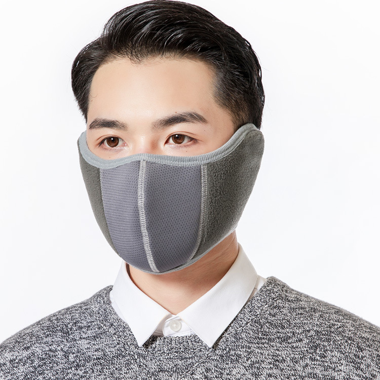Wholesale Man Women Winter Warm Polar Fleece Mouth Mask Ear Mask ...