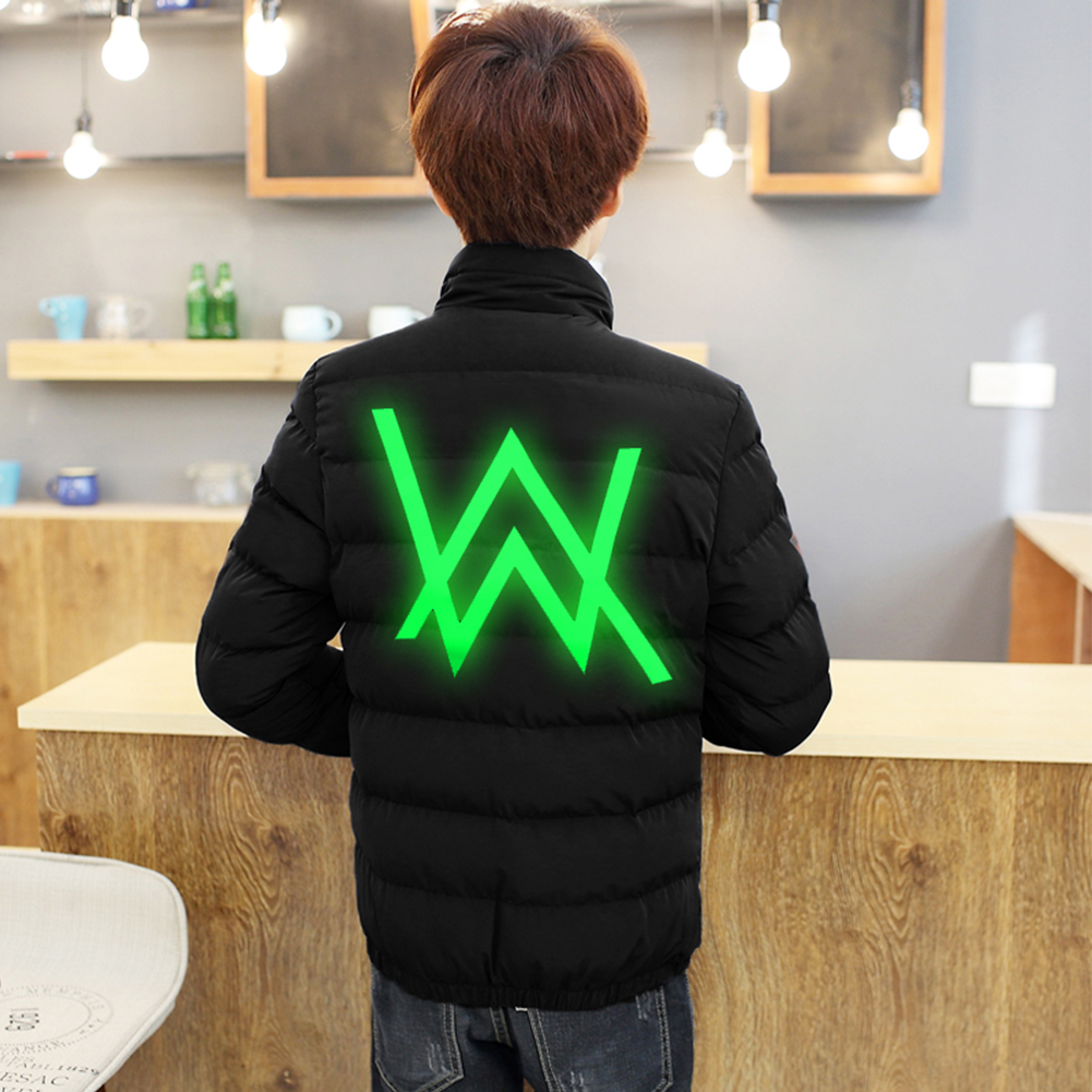 Wholesale Men Women DJ Series Printing Zipper Coat Cotton Jacket W_XL ...