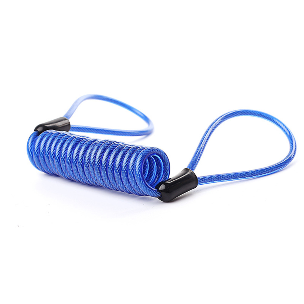 Wholesale Wire Rope Spring Retractable Colorful Rubber Coating Portable ...
