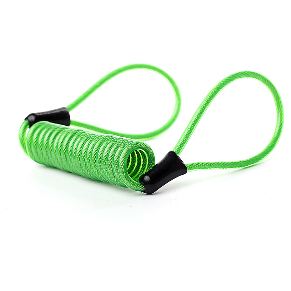 Wholesale Wire Rope Spring Retractable Colorful Rubber Coating Portable ...