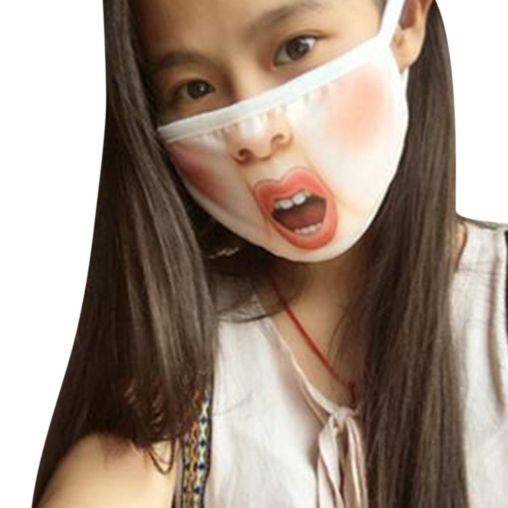 Wholesale Creative Mischievous Mouth Mask Anti-Dust Warm Face Masks C ...