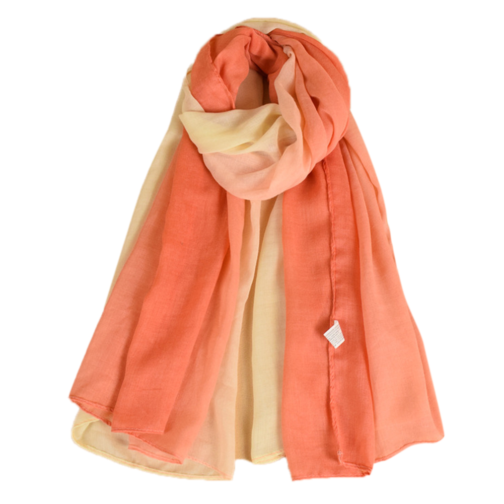 Wholesale Women Muslim Head Cover Colorful Gradient Headcloth Cotton ...