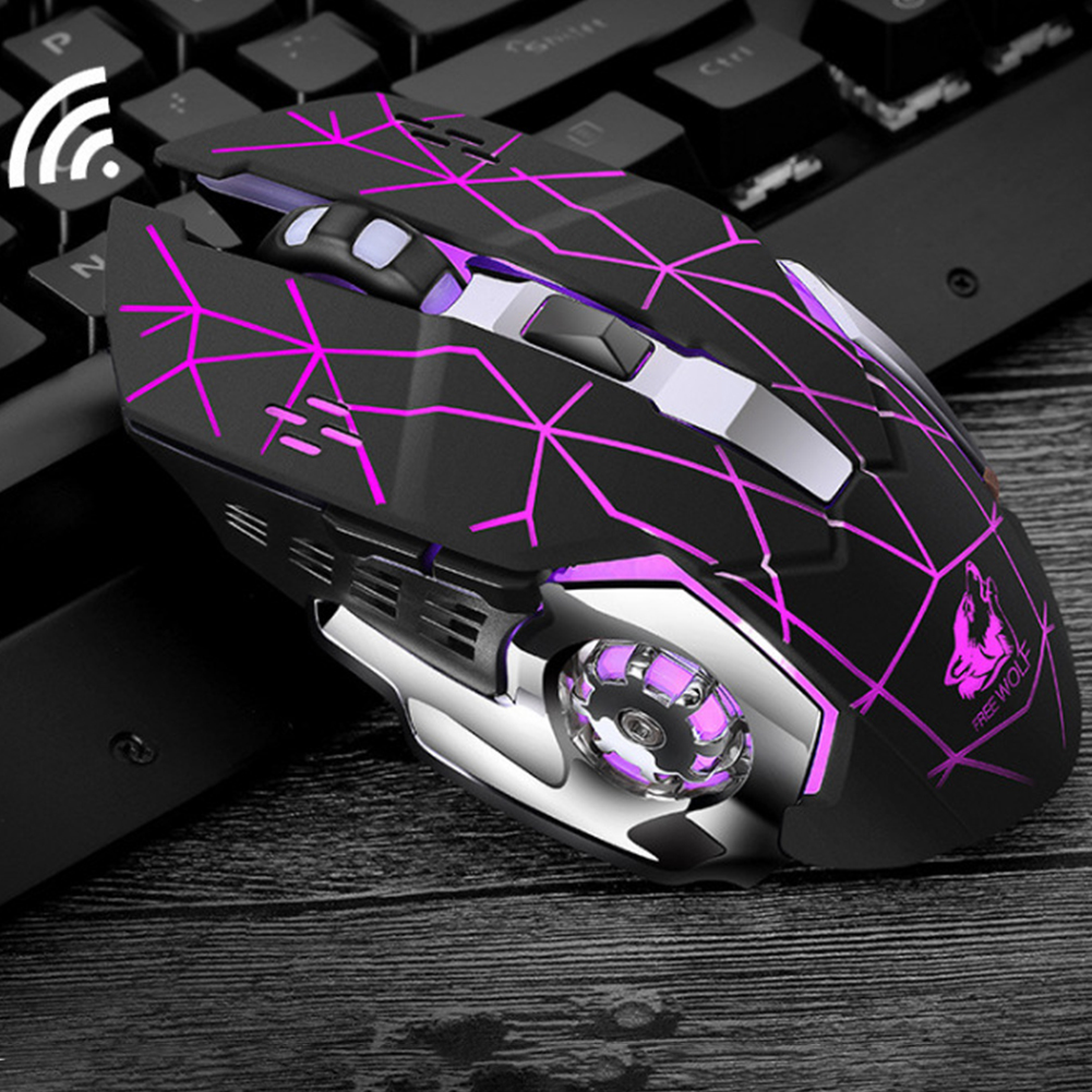 Wholesale Rechargeable Wireless Silent LED Gaming Mouse USB Optical ...