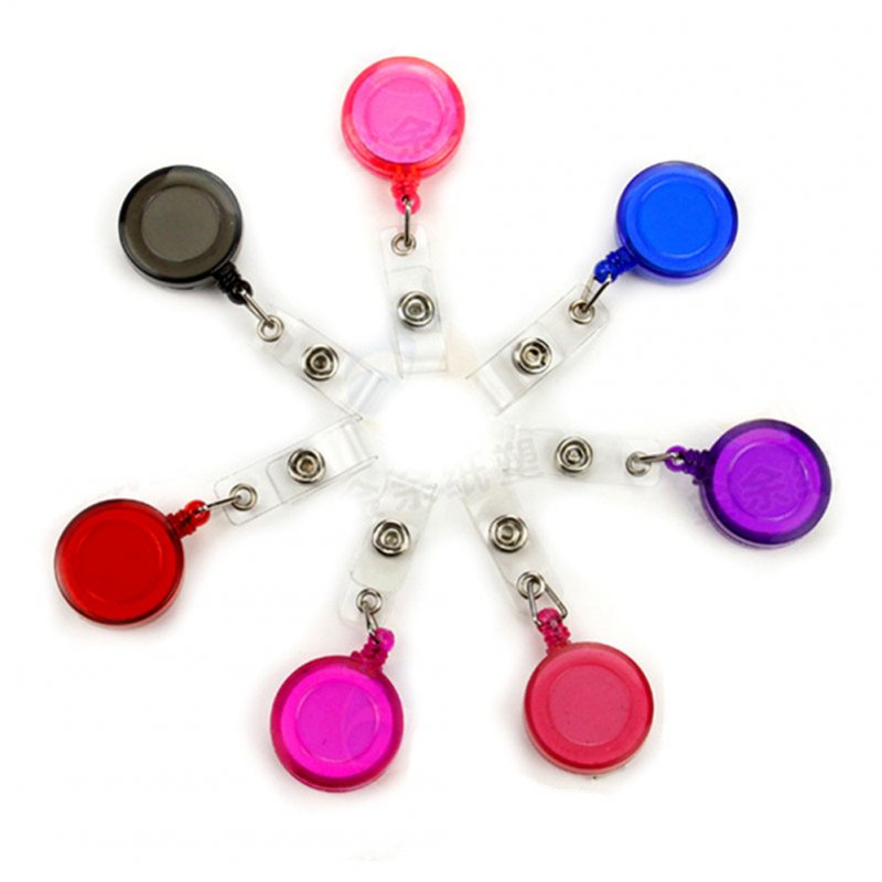 Wholesale 10Pcs/Set Retractable Holder Rope for ID Card Employee Badge ...