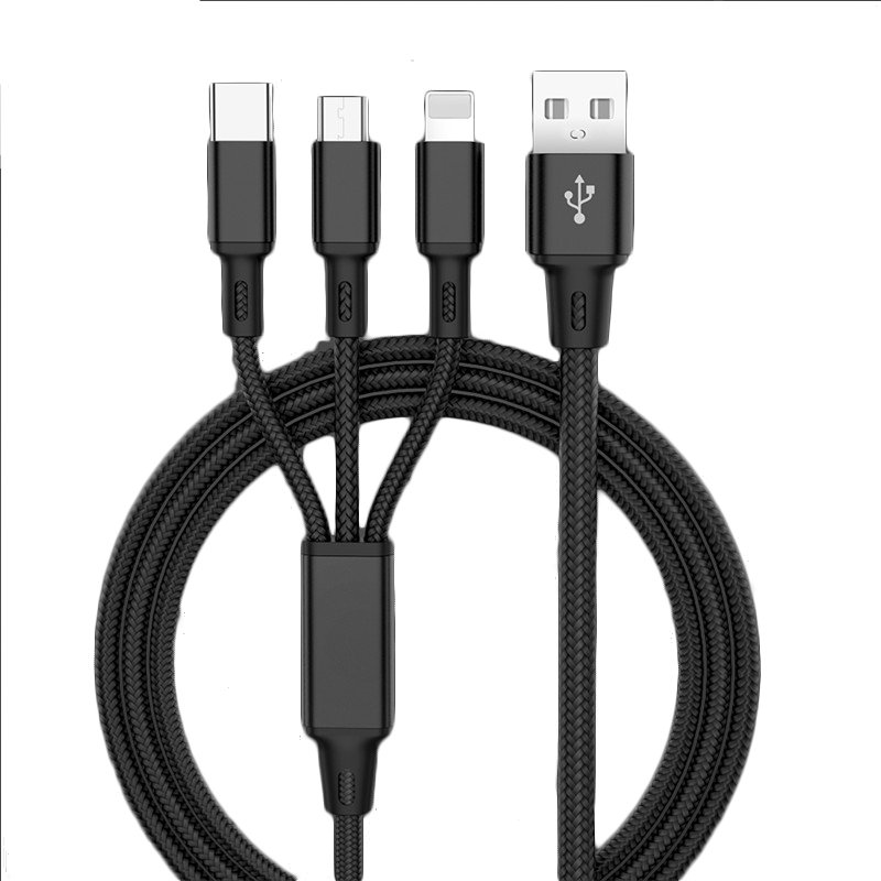 Wholesale 3 in 1 USB Cable black From China
