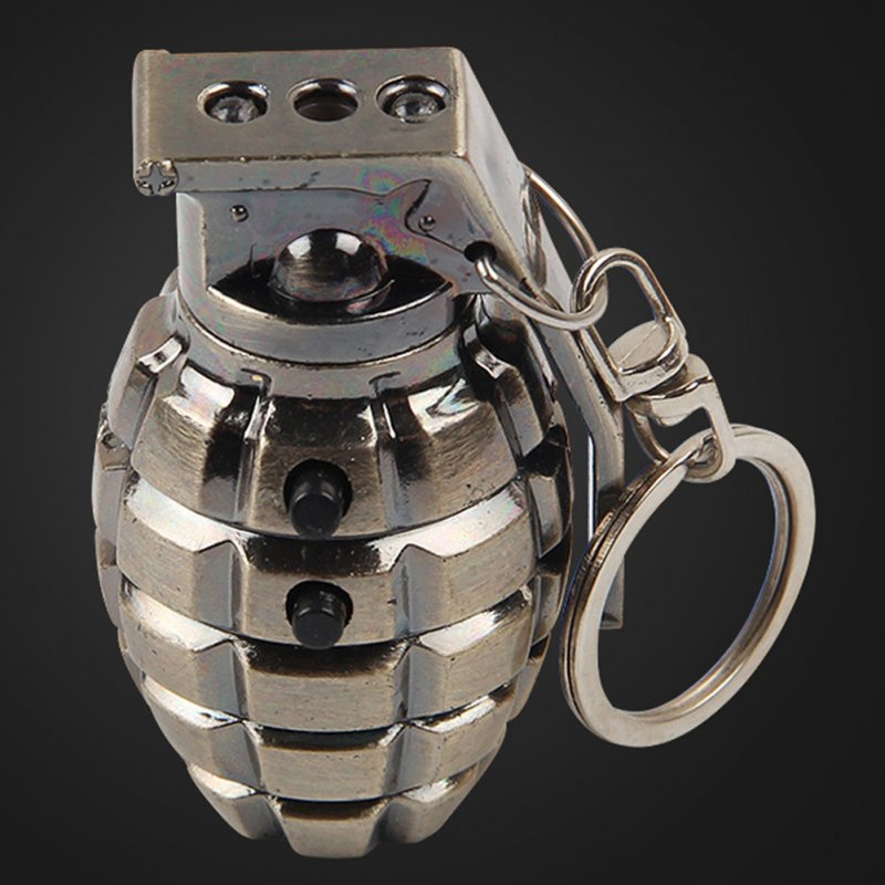 Wholesale 3PCS Portable Metal Key Chain Simulation Grenade Laser ...