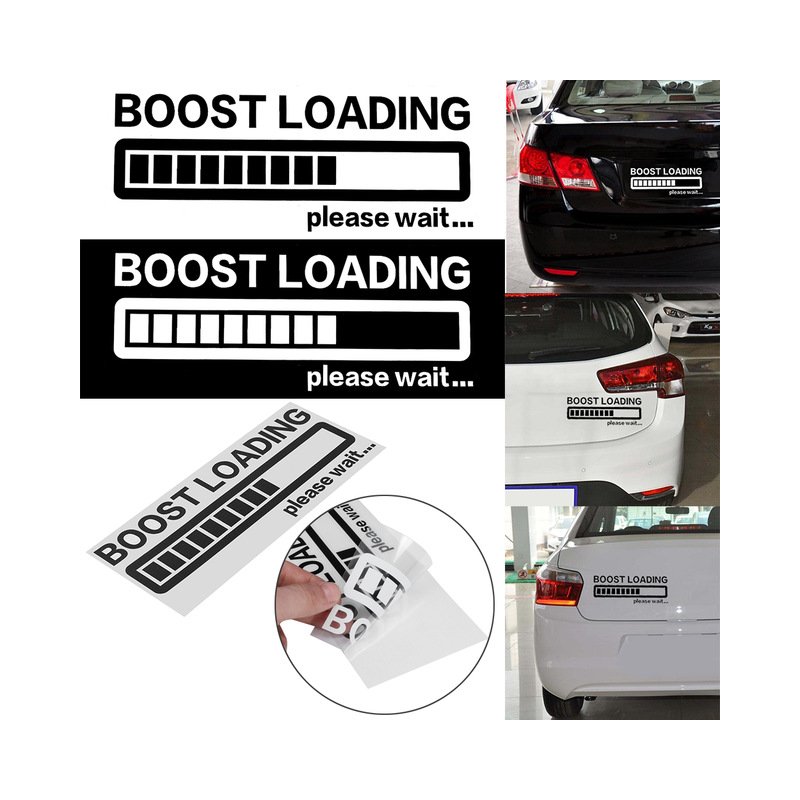 Wholesale Boost Loading Car Sticker Fashion Reflective black From China