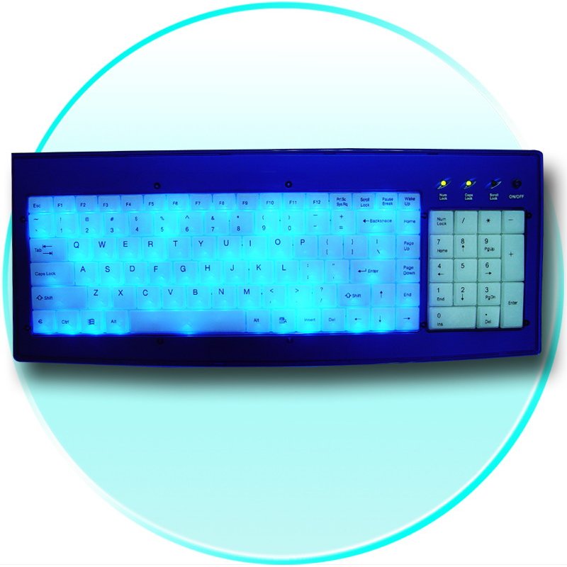 Wholesale LED Blue Light Incoming Call Light-emitting Keyboard From China