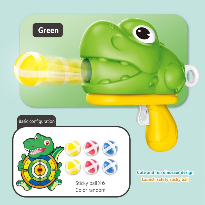Wholesale Dinosaur Gun Throwing Sticky Ball Interactive Darts Game ...