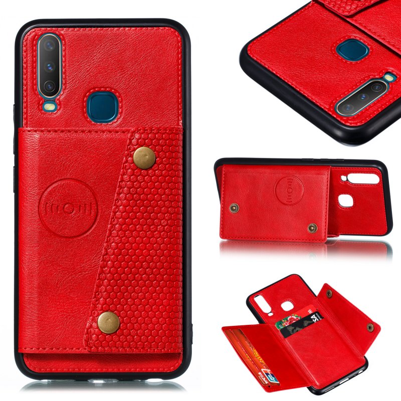 Wholesale For VIVO Y17 Shockproof Double Buckle Wallet Case Cell Phone ...