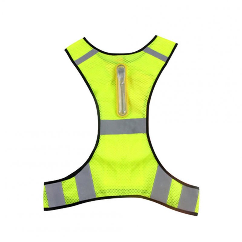 Wholesale Led Reflective Vest Reflective Stripes Safety Vest Led Night ...