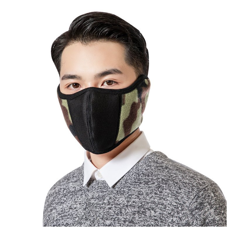Wholesale Man Women Winter Warm Polar Fleece Mouth Mask Ear Mask ...