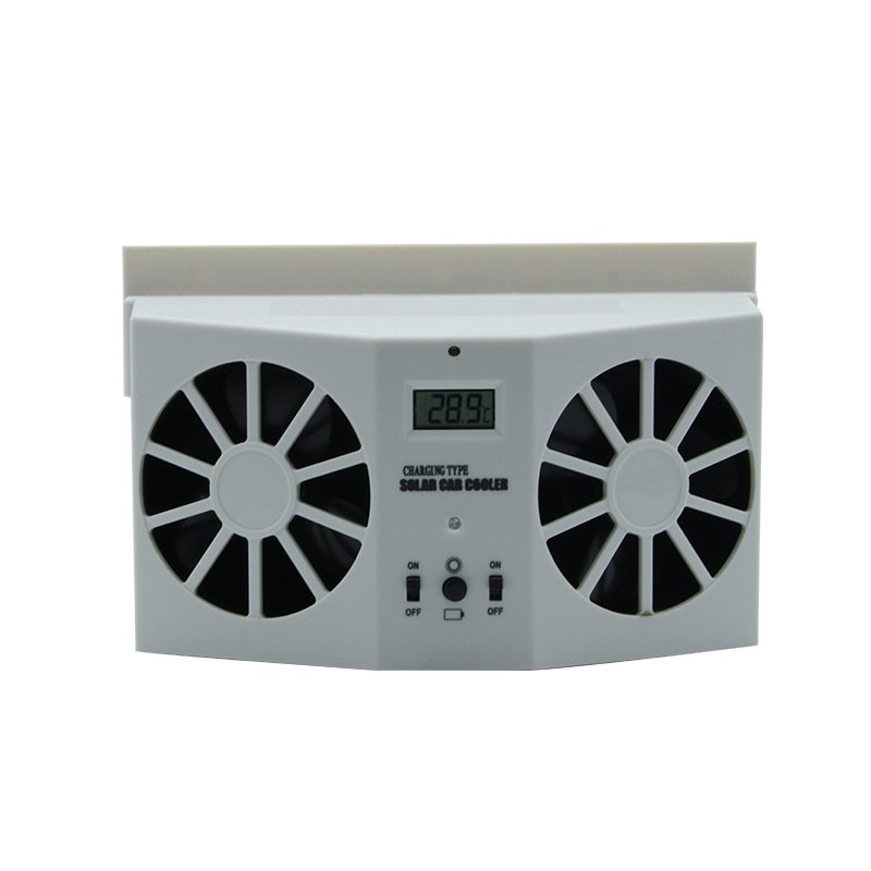 Wholesale Solar Powered Auto Car Window Air Vent Ventilator Mini Air ...