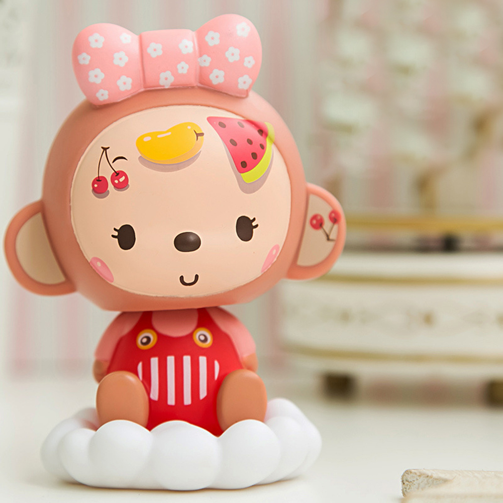 Wholesale Cute Crown Monkey Ornaments Bobblehead Creative Action Figure ...