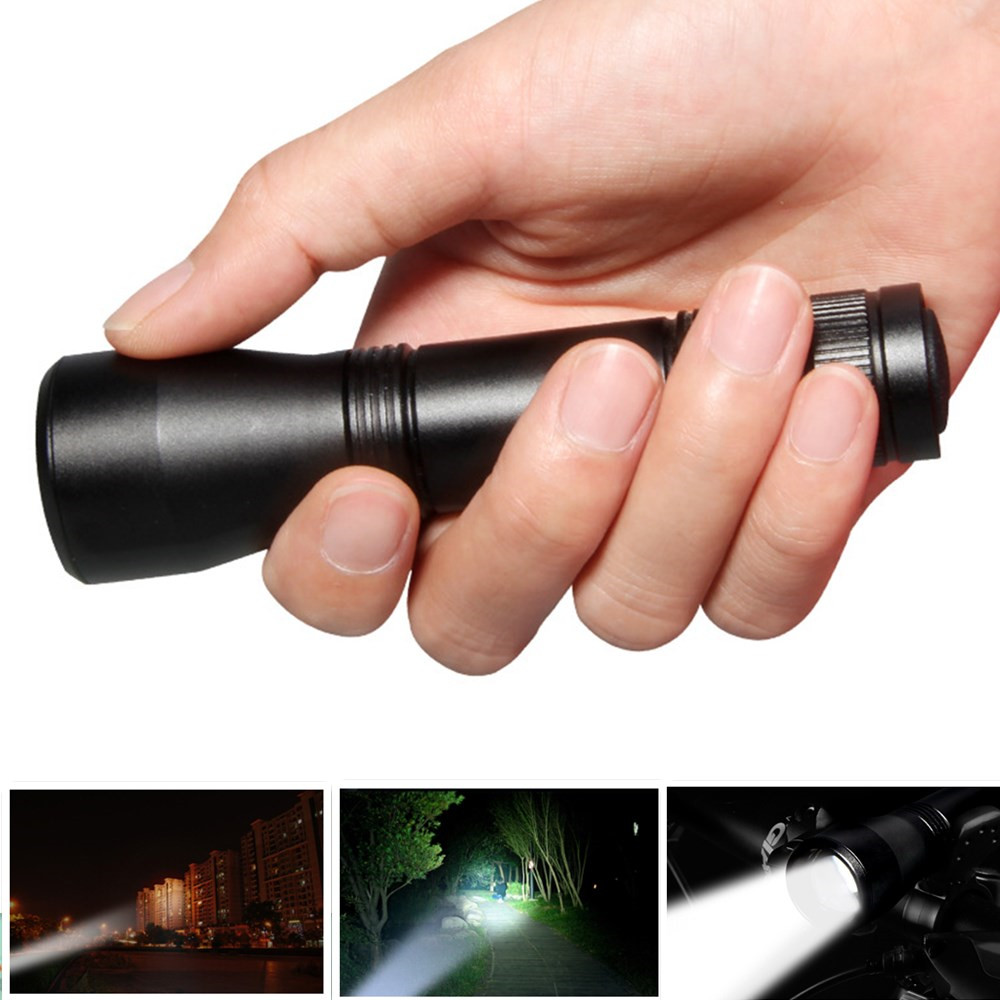 Wholesale Outdoor Mini Zoom Telescopic Focusing Flashlight for Camping ...