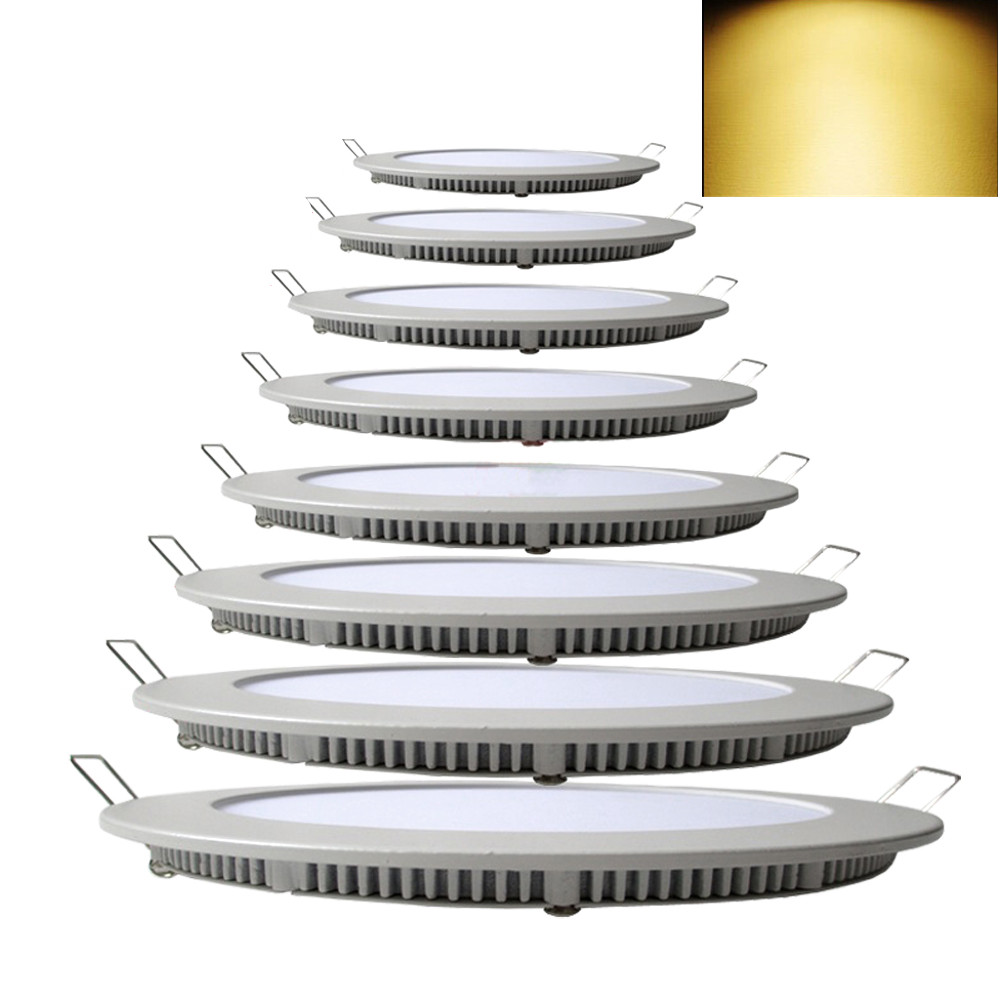 Wholesale LED Recessed Thin Panel Light 220V Warm Light 2700-3200K From ...