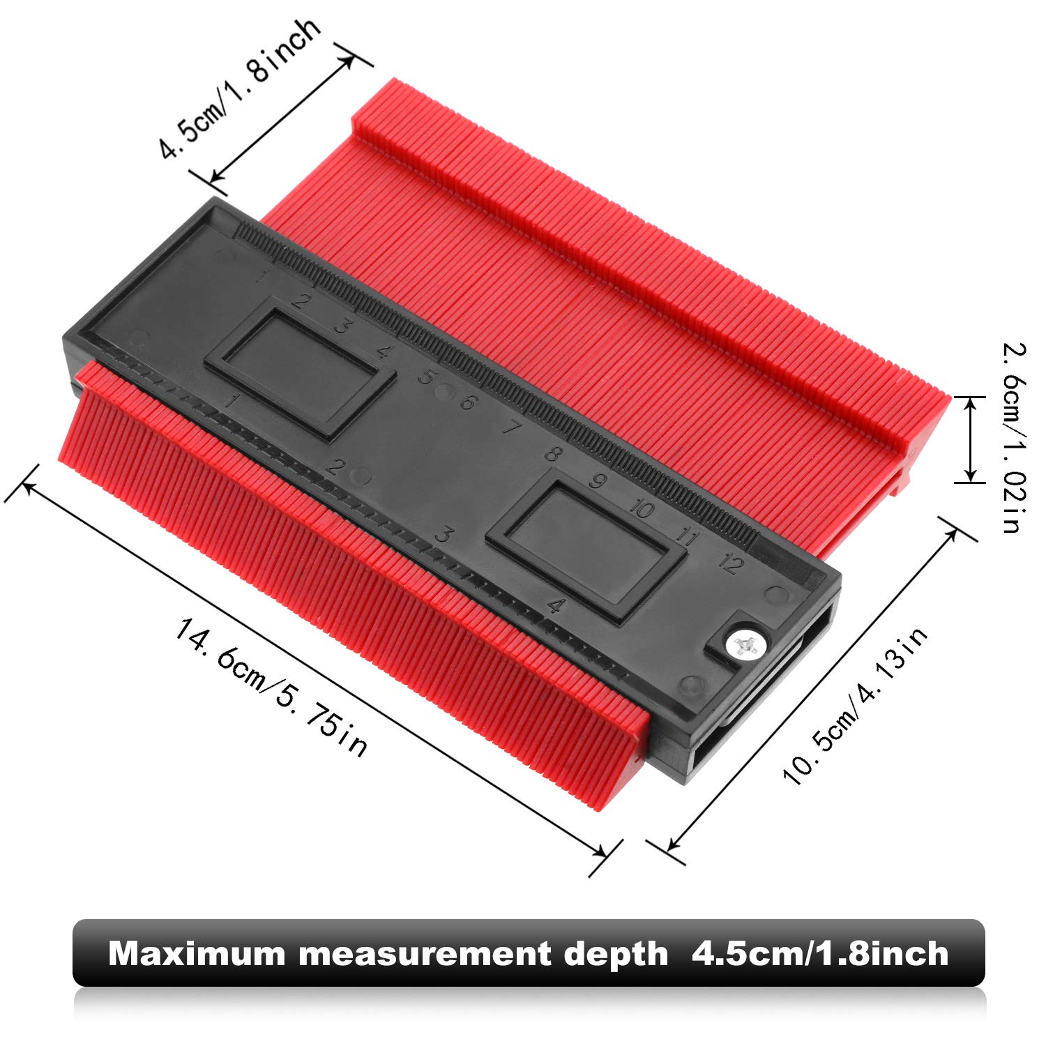 Wholesale Contour Profile Gauge Multi-functional Plastic Contour ...